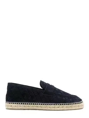 CastaÑer Woven Espadrille Loafers - Blue