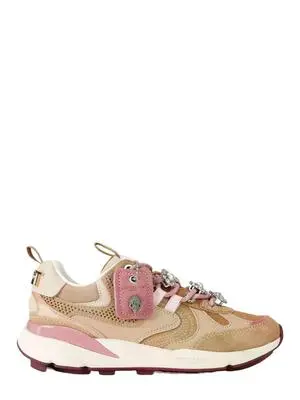 Kurt Geiger Embellished Kurt Runner Sneakers - Neutrals