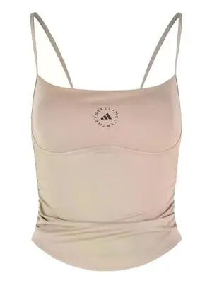 Adidas By Stella McCartney Logo Tank Top - Neutrals