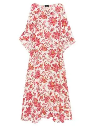 Etro Floral-print Maxi Dress - Pink