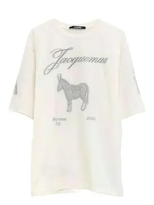 Jacquemus Le Âne Donkey-jacquard T-shirt - White