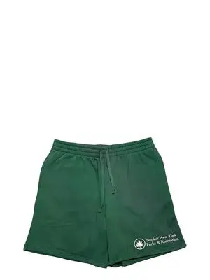 SINCLAIR Drawstring Sweat Shorts - Green