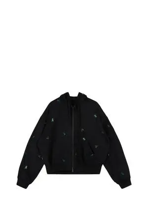 JNBY Floral-Embroidered Hoodie