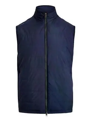 Rlx Ralph Lauren Woven Zip Vest - Blue