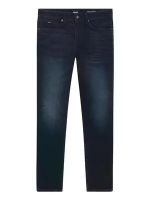 BOSS Logo Patch Jeans - Blue