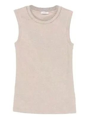 Peserico Crystal-embellished Vest - Neutrals