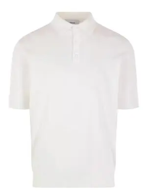 LARDINI Buttoned Polo Shirt - White