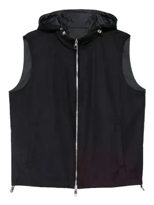 MONTECORE Hooded Zip Gilet - Blue