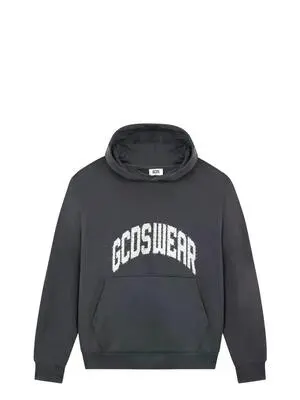 Gcds Rhinestones-embellished Hoodie - Grey