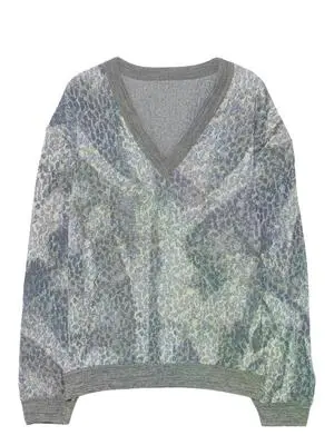 JNBY Animal-print Sweater - Grey