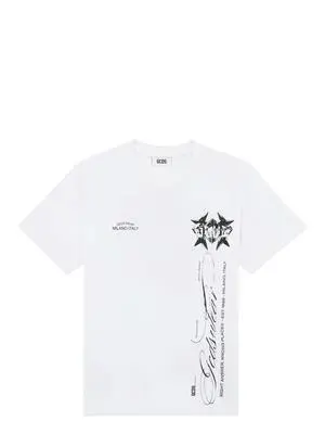 Gcds Logo-print Short-sleeve T-shirt - White