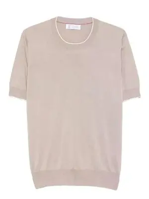 Brunello Cucinelli Crew-neck T-shirt - Neutrals