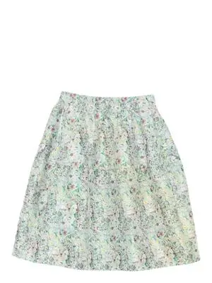 JNBY Floral Embroidered Midi Skirt