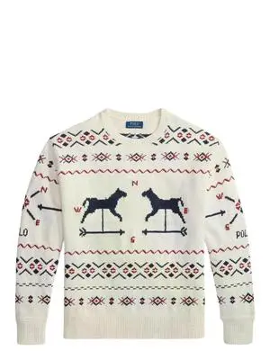 Polo Ralph Lauren Intarsia Knit Sweater - Neutrals