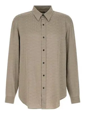 Balmain Monogram Shirt - Grey