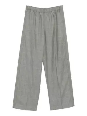 JNBY Jacquard Wide-leg Trousers - Grey