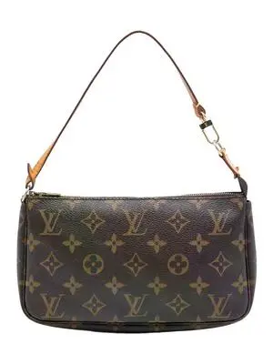 LOUIS VUITTON 2009 Monogram Pochette Accessoires - Brown