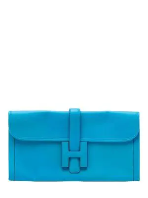 Hermès 2016 Jige Elan 29 Clutch Bag Swift Leather - Blue