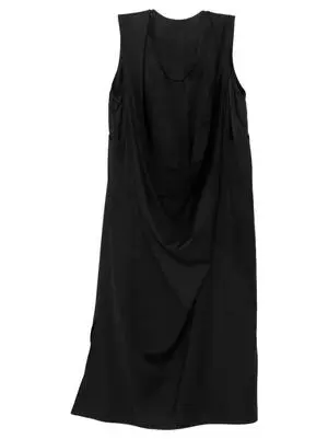 LESS Sleeveless Midi Dress - Black