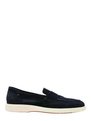 Santoni Suede Loafers - Blue