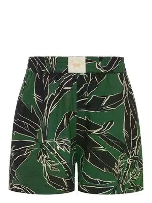 The Upside Tamara Jordi Floral-print Shorts - Green