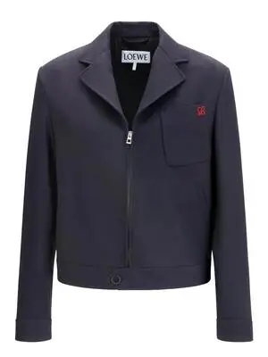 Loewe Zip-up Jacket - Blue