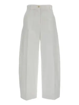 Alberto Biani Wide-leg Trousers - White