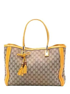 Gucci Gg Canvas Bella Tote Bag - Brown