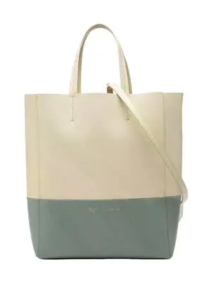 Celine 2017 Small Bicolor Vertical Cabas Tote - Blue
