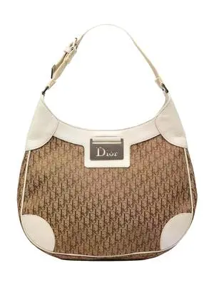 Dior 2006 Diorissimo Trotter Canvas Shoulder Bag - Brown