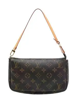 LOUIS VUITTON 2005 Monogram Pochette Accessoires - Brown