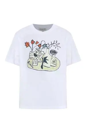 Munthe Printed T-shirt - White