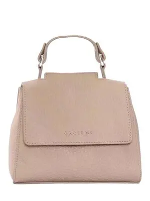 ORTIGNI Mini Sveva Soft Leather Tote Bag - Neutrals