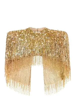 Jenny Packham Ellen Beaded Top - Gold