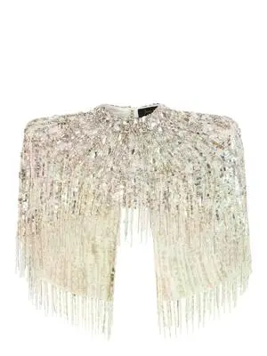 Jenny Packham Ellen Embellished Top - Neutrals