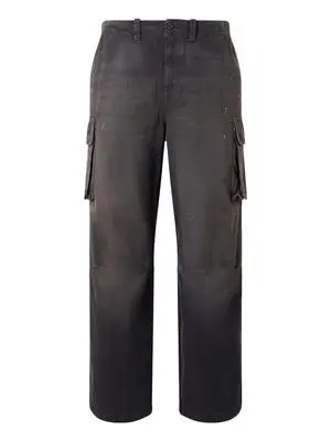 Our Legacy Mount Straight-leg Cargo Trousers - Black