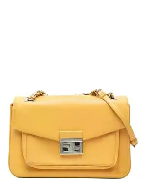 Fendi 2000-2010 Nappa Be Baguette Crossbody Bag - Yellow