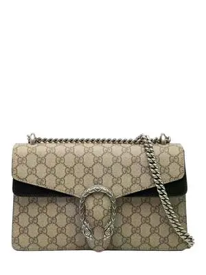 Gucci Gg Supreme Dionysus Shoulder Bag - Brown