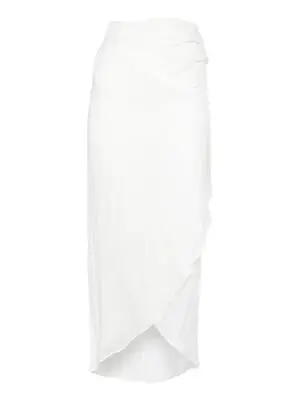 BONDI BORN Ruffled Midi Skirt