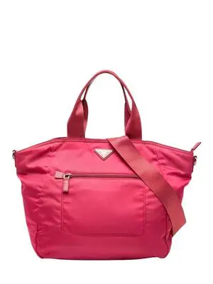 Prada Tessuto Satchel 2013-2016 - Pink