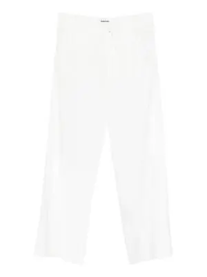 DARKPARK Straight Trousers - White