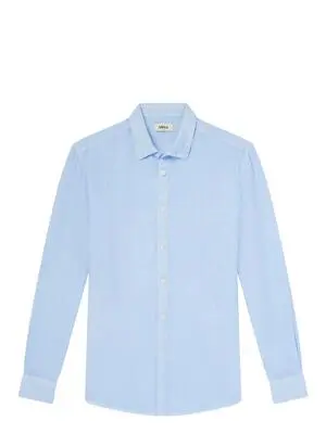 Altea Garment-dyed Linen Shirt - Blue