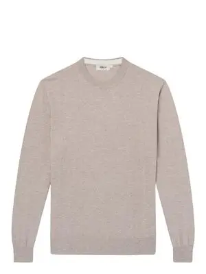 Altea Cotton And Cashmere-blend Crewneck Sweater - Neutrals