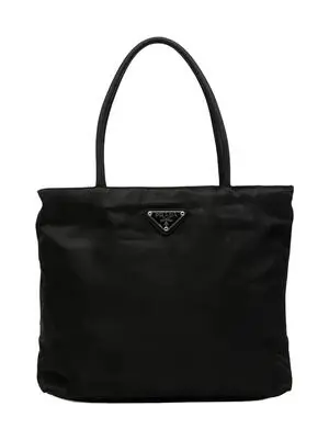 Prada 2000-2013 Tessuto Tote Bag - Black