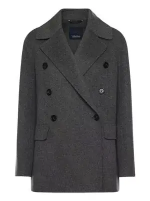 Max Mara Double-breasted Wool Coat - Grey
