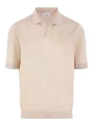 LARDINI V-neck T-shirt - Neutrals