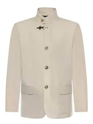 FAY Button-fastening Jacket - Neutrals