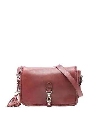 Gucci Leather Marrakech Crossbody Bag - Red