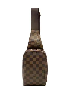 LOUIS VUITTON 2004 Damier Ebene Geronimos Crossbody Bag - Brown