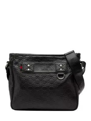 Gucci Ssima Web Crossbody Bag - Black